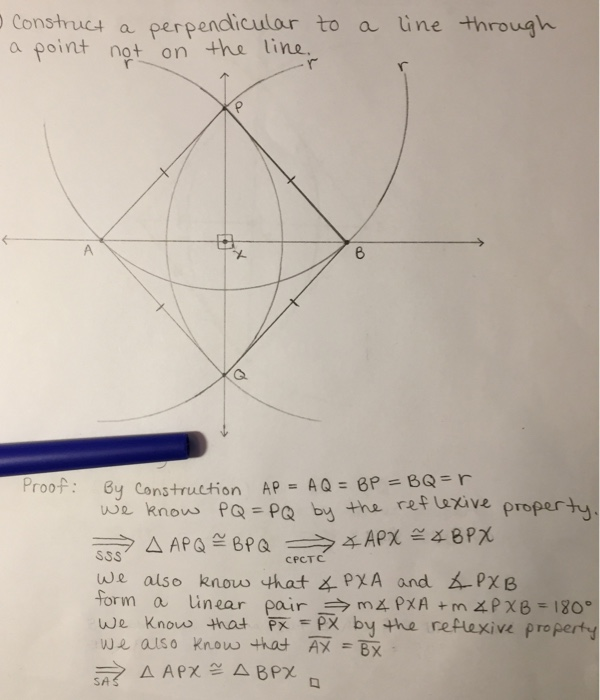 Solved I need help writing a proof for constructing the | Chegg.com