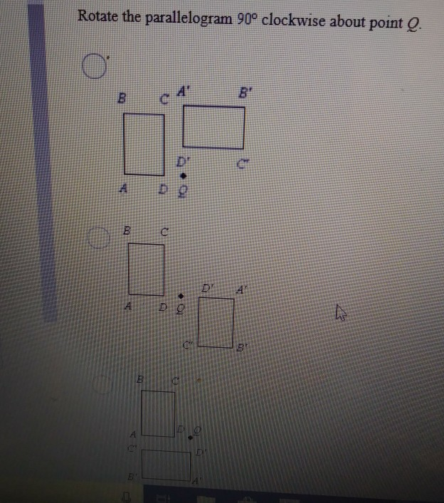 Solved Question 13 (5 points) Copy parallelogram ABCD. B C A | Chegg.com