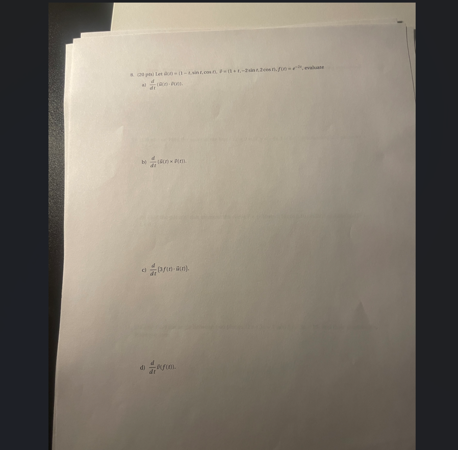 Solved 8. (20 pts) Let | Chegg.com