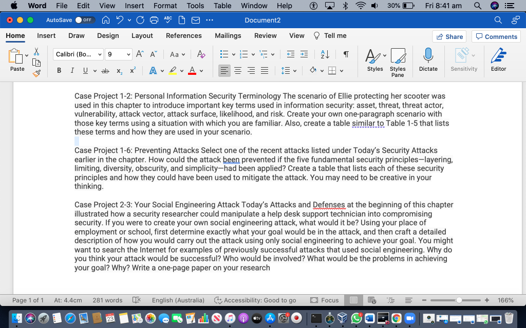 Solved Word File Edit View Insert Format Tools Table Window | Chegg.com