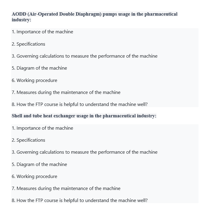 Solved AODD (Air-Operated Double Diaphragm) ﻿pumps usage in | Chegg.com