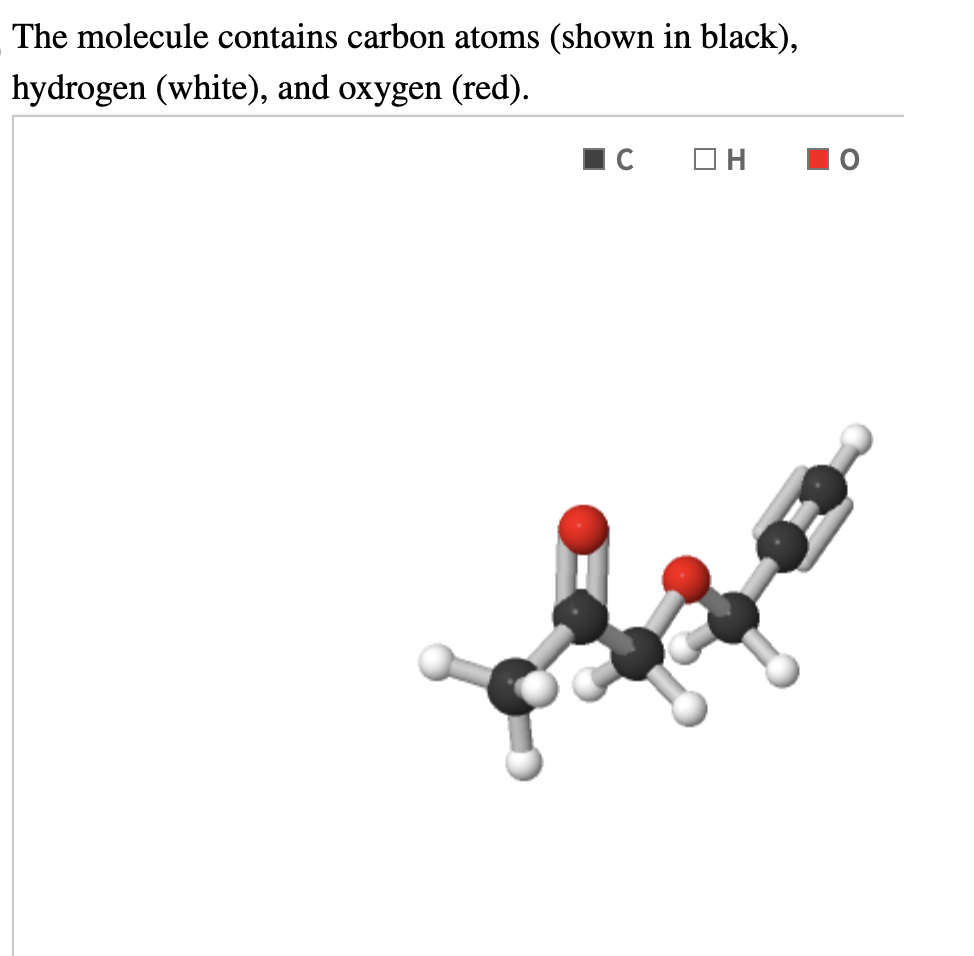 Solved The molecule contains carbon atoms (shown in | Chegg.com