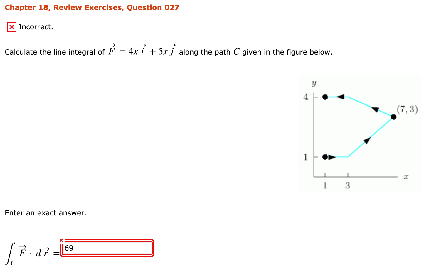 Solved Chapter 18, Review Exercises, Question 027 x | Chegg.com