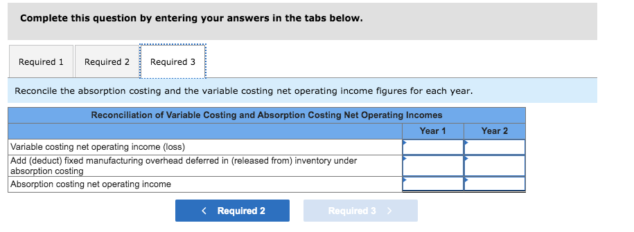 Solved Problem 6-19 (Algo) Variable Costing Income | Chegg.com