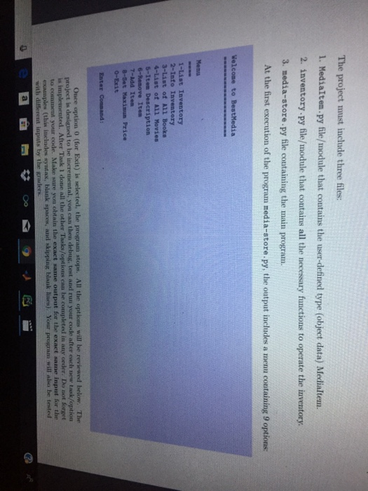 The goal of the project is to design and implement a | Chegg.com