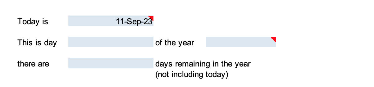 Solved 13-2. Use the TODAY function to create the following | Chegg.com