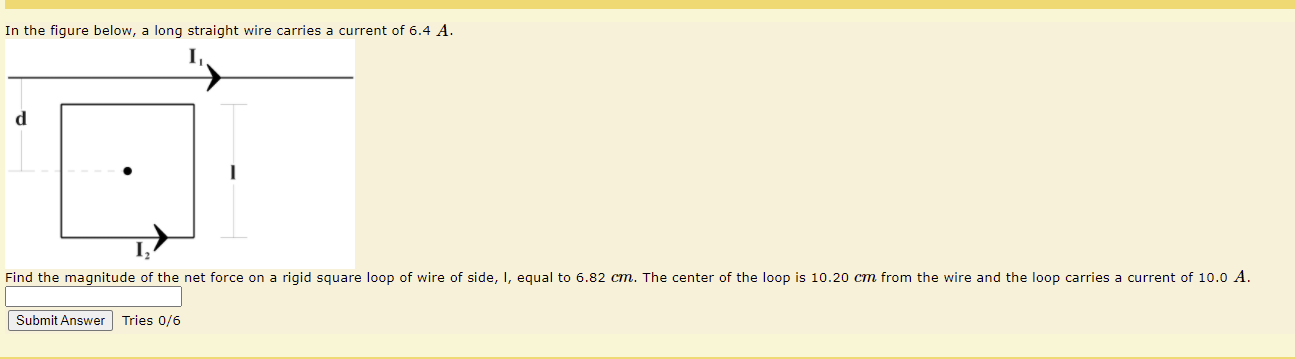 Solved In the figure below, a long straight wire carries a | Chegg.com