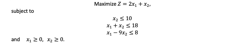 Solved Work through the simplex method in algebraic form | Chegg.com