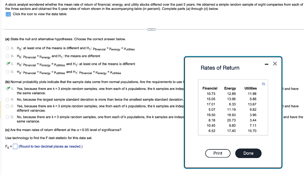 Solved the three sectors and obtained the 5-year rates of | Chegg.com