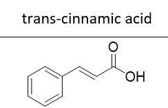 Solved Rationalize why trans-cinnamic acid is an acidic | Chegg.com