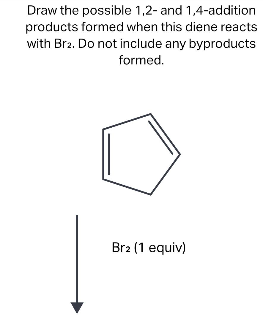 Solved Draw the major addition product for this reaction. Do | Chegg.com