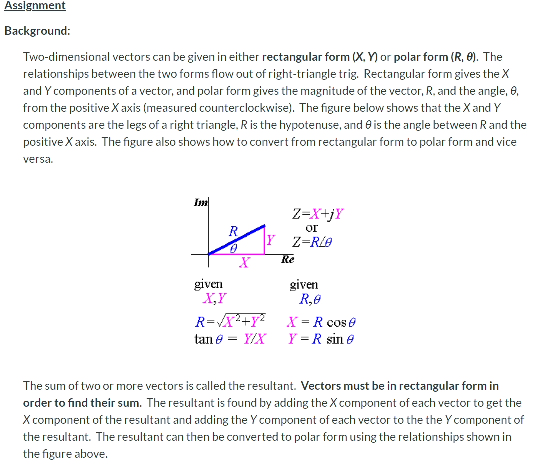 Solved Two-dimensional vectors can be given in either | Chegg.com