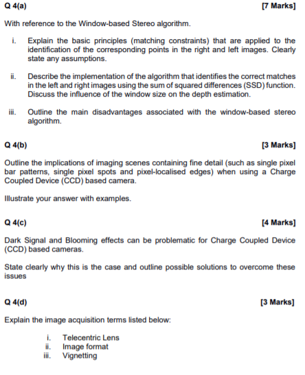 Q4(a) [7 Marks] With reference to the Window-based | Chegg.com