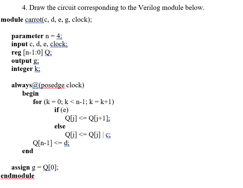 Solved 1. (a) Using a 4-bit synchronous counter with | Chegg.com