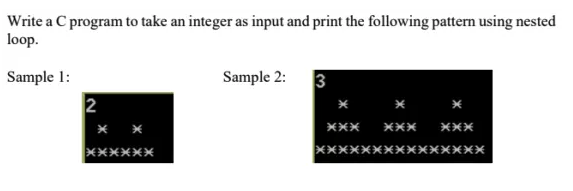 Solved Write a C program to take an integer as input and | Chegg.com