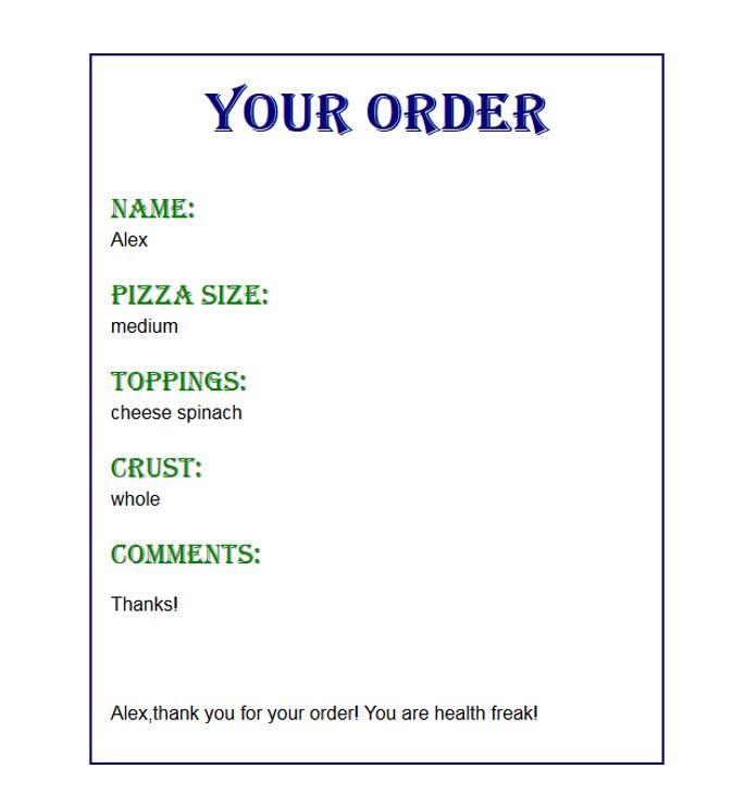 Solved Assignment Pizza PIZZERIA YOUR NAME: PIZZ尓 PIE SIZE: | Chegg.com