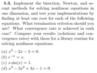 Solved 5.4. Repeat the previous exercise, this time | Chegg.com