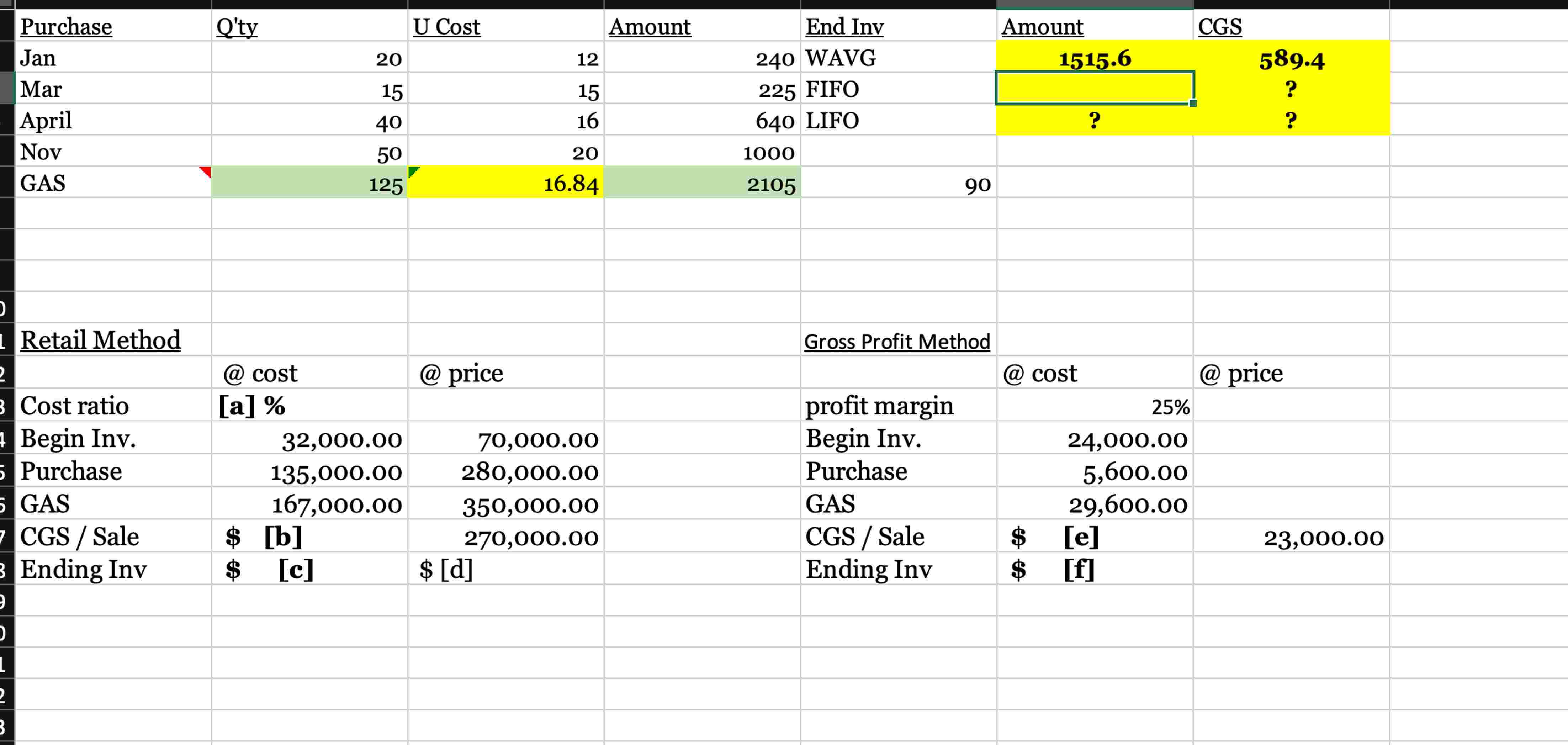 Solved Solve the excel in easiest form providing formula | Chegg.com Solved Solve the excel in easiest form providing formula | Chegg.com