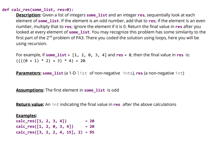 Solved I provided the restrictions and directions for the | Chegg.com