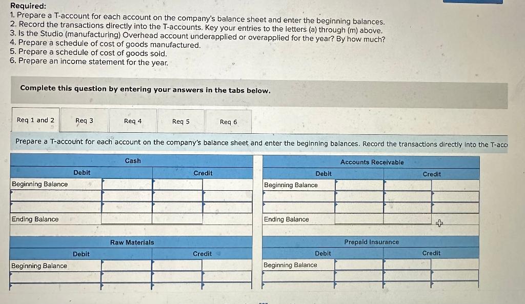 Solved Problem 3-17 (Algo) Cost Flows; T-Accounts; Income | Chegg.com