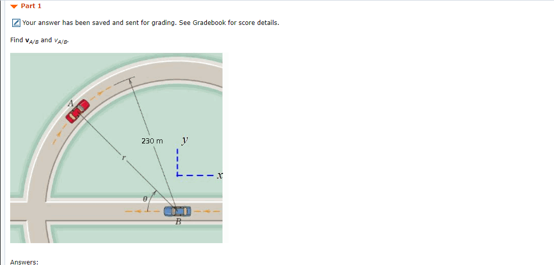 Solved Chapter 2, Problem 2/166 Multistep Car A is traveling | Chegg.com