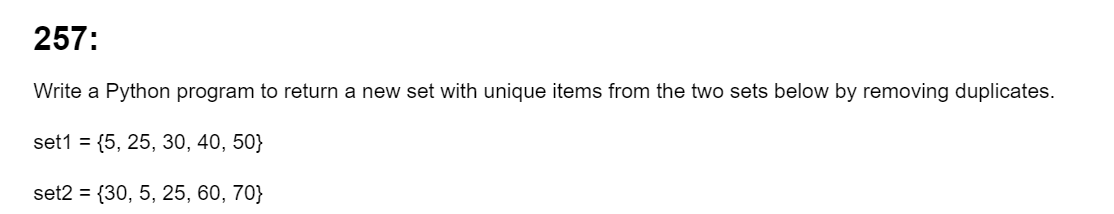 Solved Write A Python Program To Return A New Set With Chegg