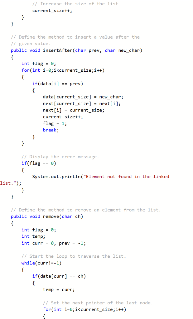 (Solved) - : Write A Java Class MyLinkedList To Simulate A Singly Linked... (1 Answer) | Transtutors