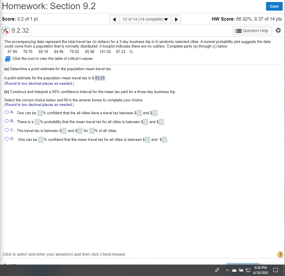 Solved Homework Section 9 2 Save Score 0 2 Of 1 Pt 12 Of