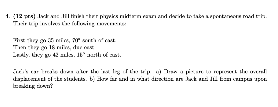 Solved 4. (12 pts) Jack and Jill finish their physics | Chegg.com