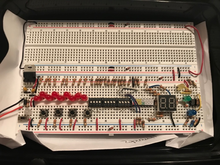 Please implement the circuit on the breadboard | Chegg.com