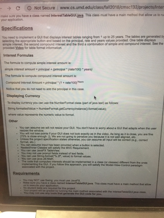 Solved For this assignment you will implement a GUI for an | Chegg.com Solved For this assignment you will implement a GUI for an | Chegg.com