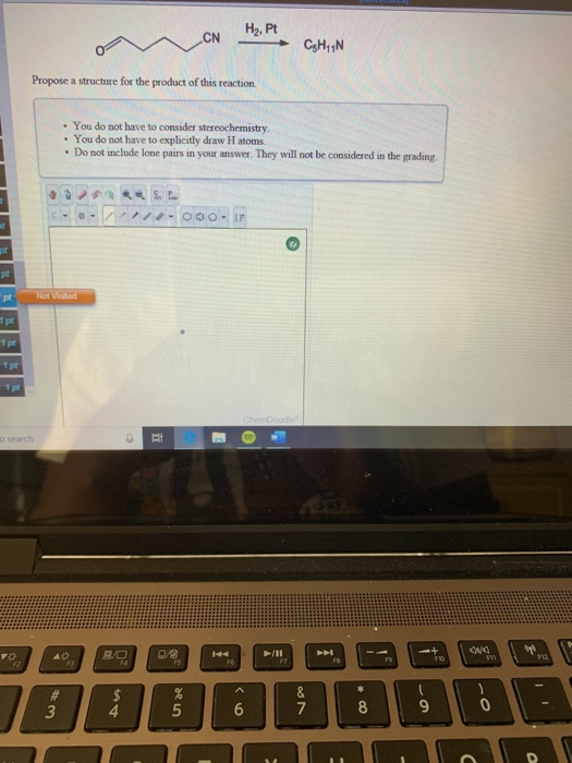 Solved H2. Pt Propose a structure for the product of this | Chegg.com