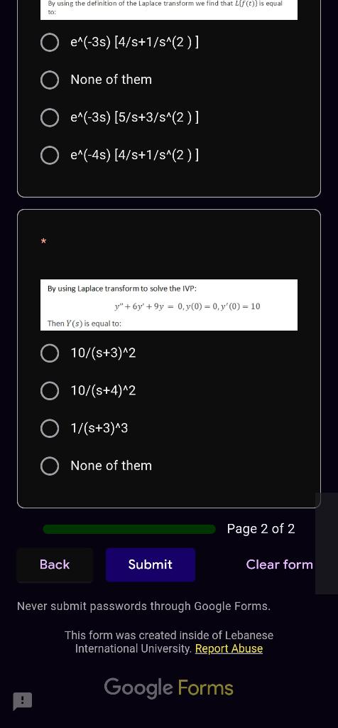 Solved By using the definition of the Laplace transform we | Chegg.com