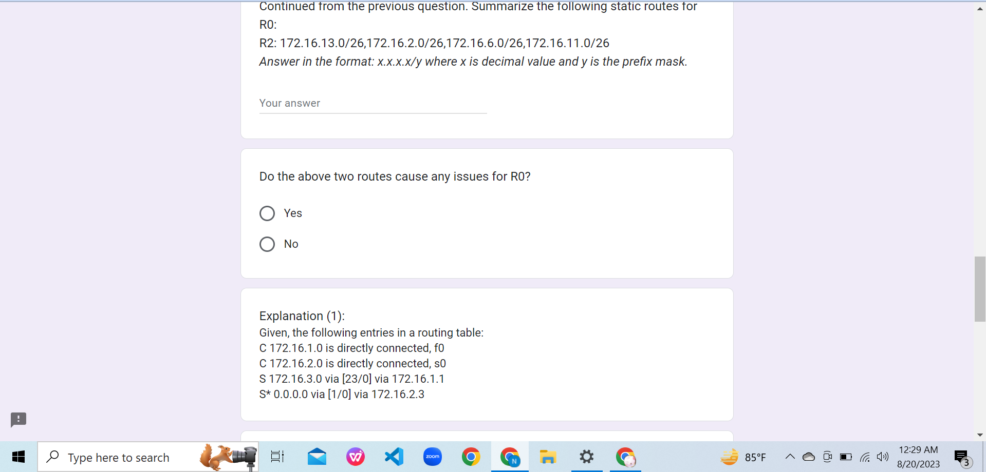 Solved \r\nUse the network address \\( 105.0 .0 .0 / 16 \\) | Chegg.com