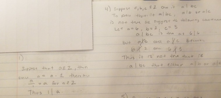 Solved Prove that if a E Z, then 1 2. Let a, b, c e Z. Prove | Chegg.com