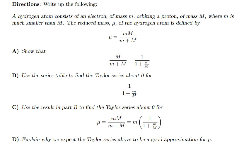 Solved Basic Taylor Series | Chegg.com
