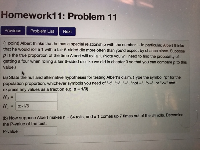 Solved Homework11: Problem 11 Previous Problem List Next (1 | Chegg.com