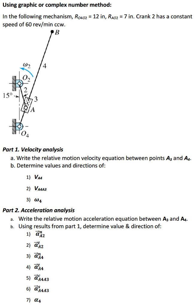 Solved Using graphic or complex number method: In the | Chegg.com