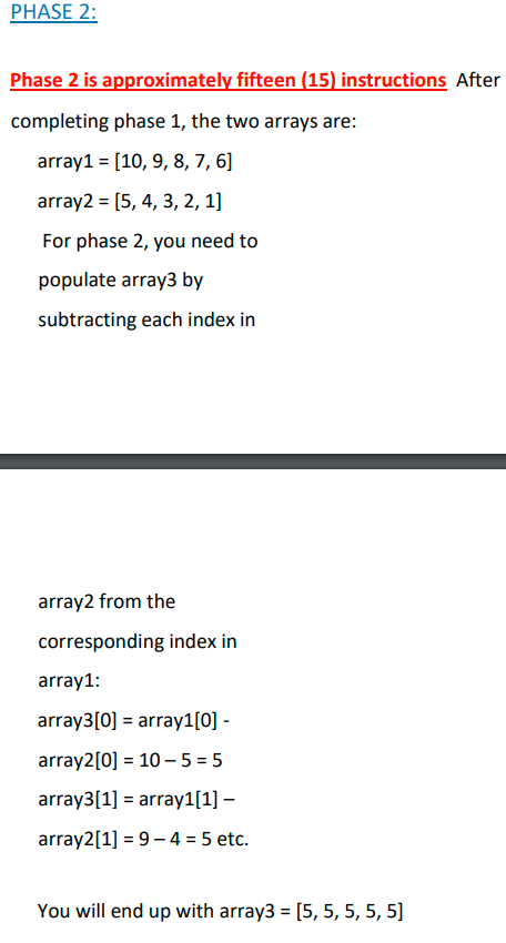 (1) Initial state of the arrays: .data array1 DWORD | Chegg.com
