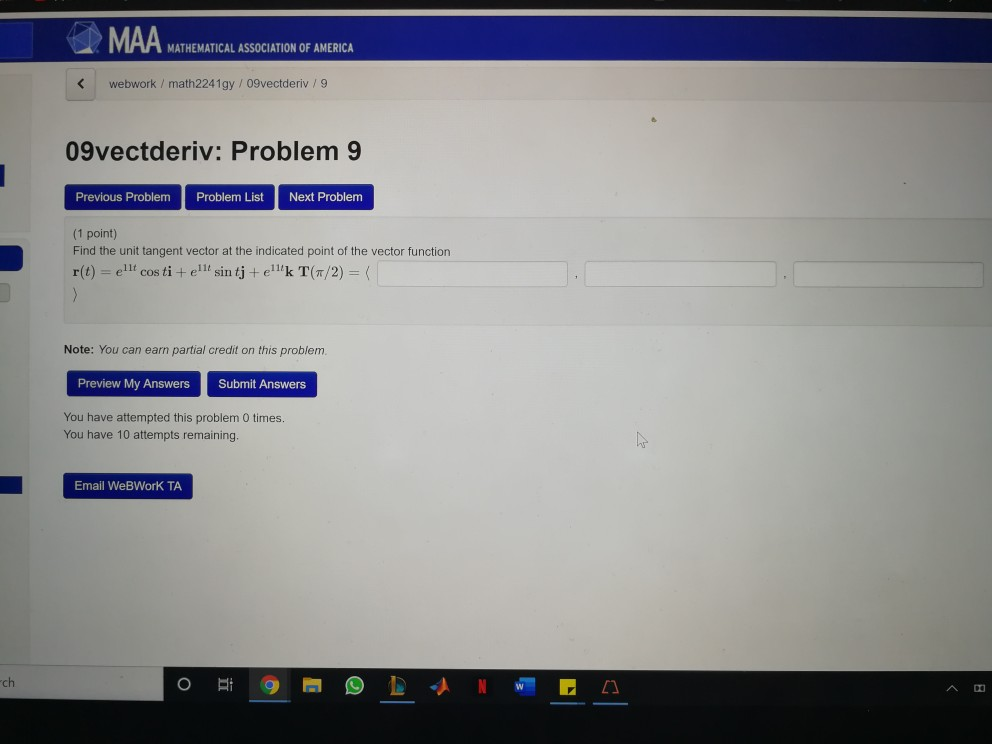 Solved MAA MATHEMATIC MATHEMATICAL ASSOCIATION OF AMERICA | Chegg.com