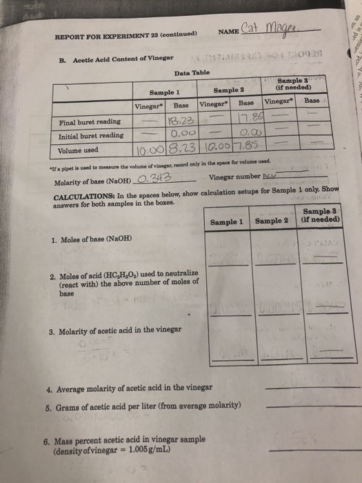 Solved NAME SECTION __ DATE Hİ18 INSTRUCTOR Kimbroua REPORT | Chegg.com