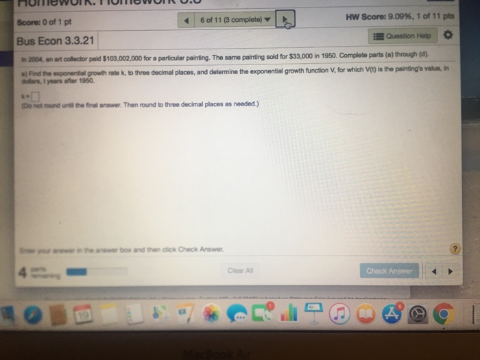 Solved Homework Homework 3 3 Save Score 0 Of 1 Pt Bus Econ