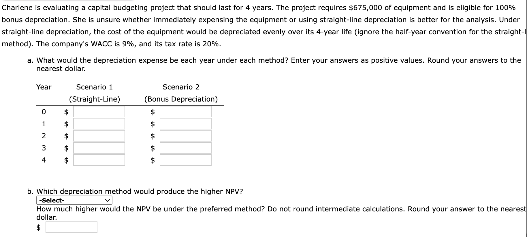 Solved harlene is evaluating a capital budgeting project | Chegg.com