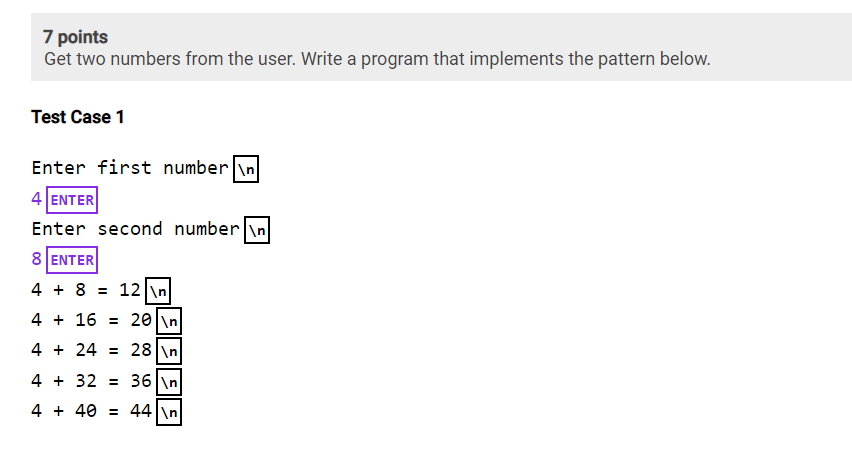 Solved 7 Points Get Two Numbers From The User Write A 