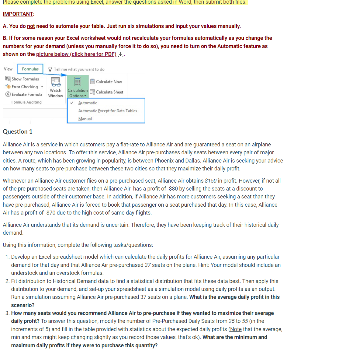 Solved Please complete the problems usıng Excel, answer the | Chegg.com