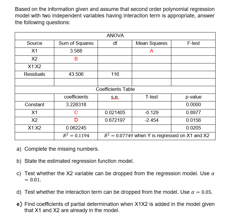 Solved Based on the information given and assume that second | Chegg.com