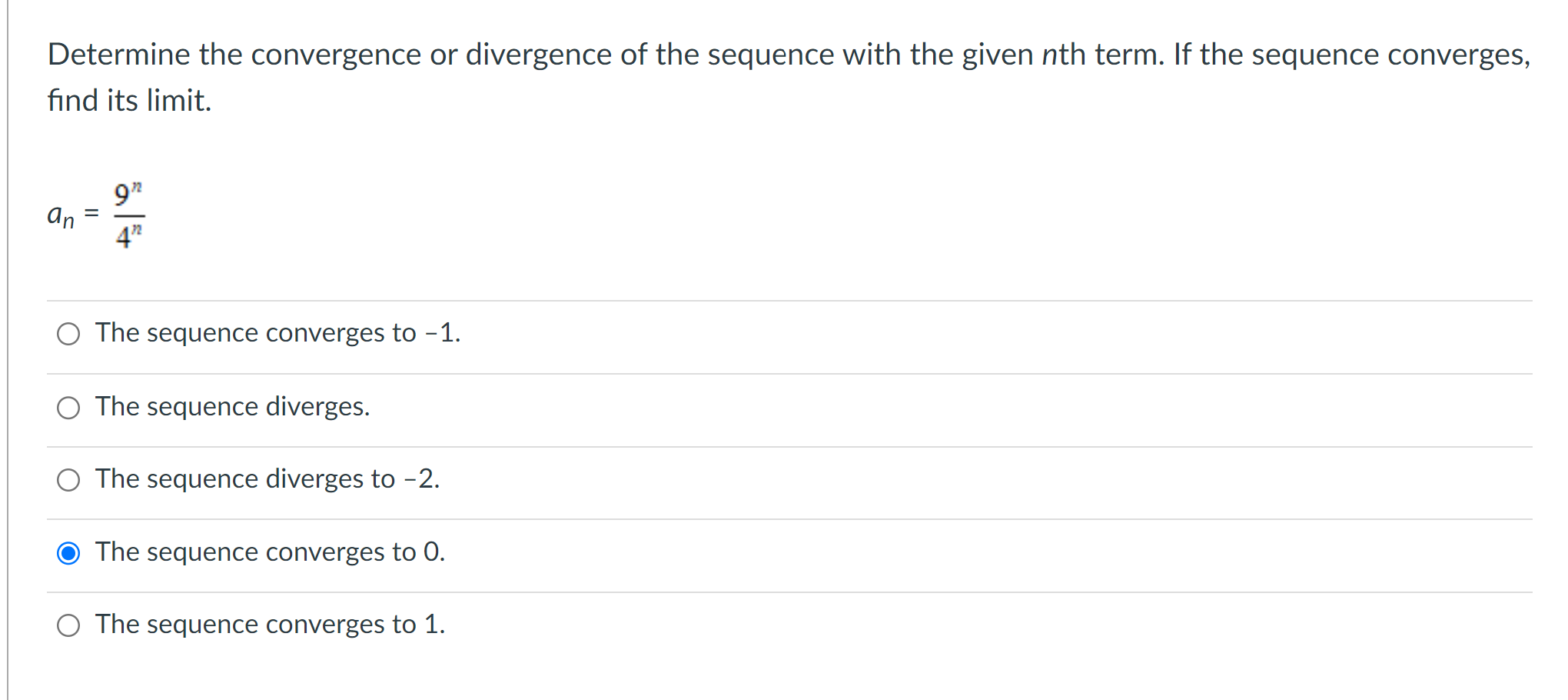 Solved Determine the convergence or divergence of the | Chegg.com