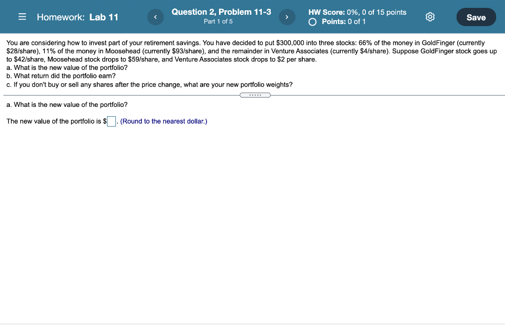 Solved Homework Lab 11 Question 2 Problem 11 3 Part 1 Of 6914