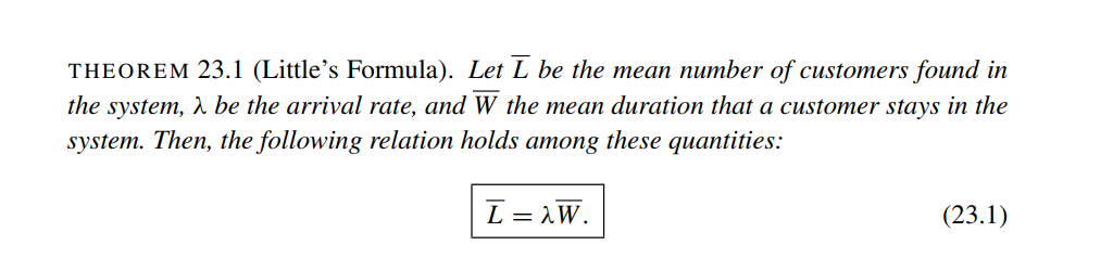 Solved ******Problem on Queueing Systems****** Prove the | Chegg.com