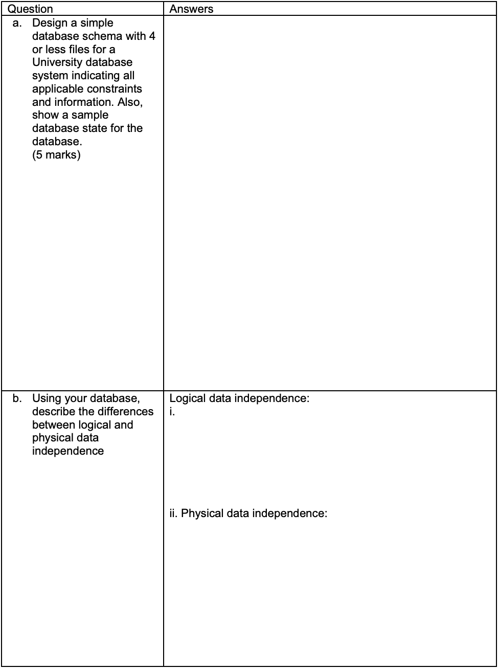 Solved Chapter 2 Database System Concepts And Architecture